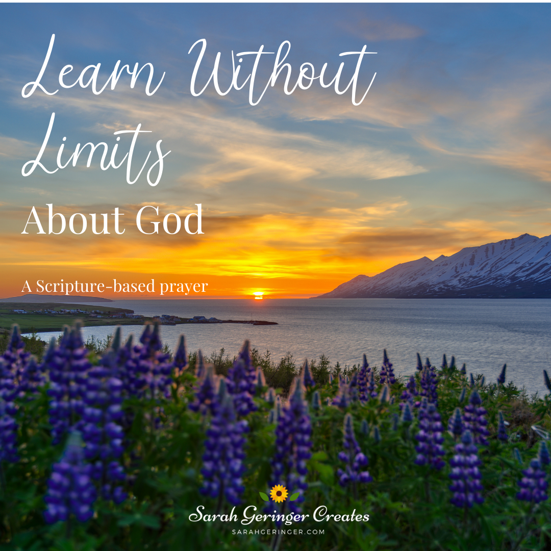 Learn Without Limits About God - Sarah Geringer